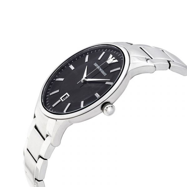 Emporio Armani Renato Silver Quartz Watch (AR11181) - RJ Barber & Sons